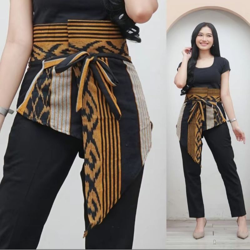 Jual [READY STOK] Obi belt tenun troso, ikat pinggang tenun troso asli ...