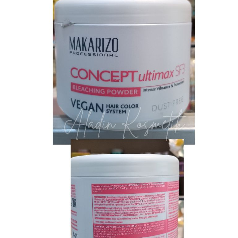 Jual makarizo Bleaching bubuk 500gr (kemasan baru) | Shopee Indonesia