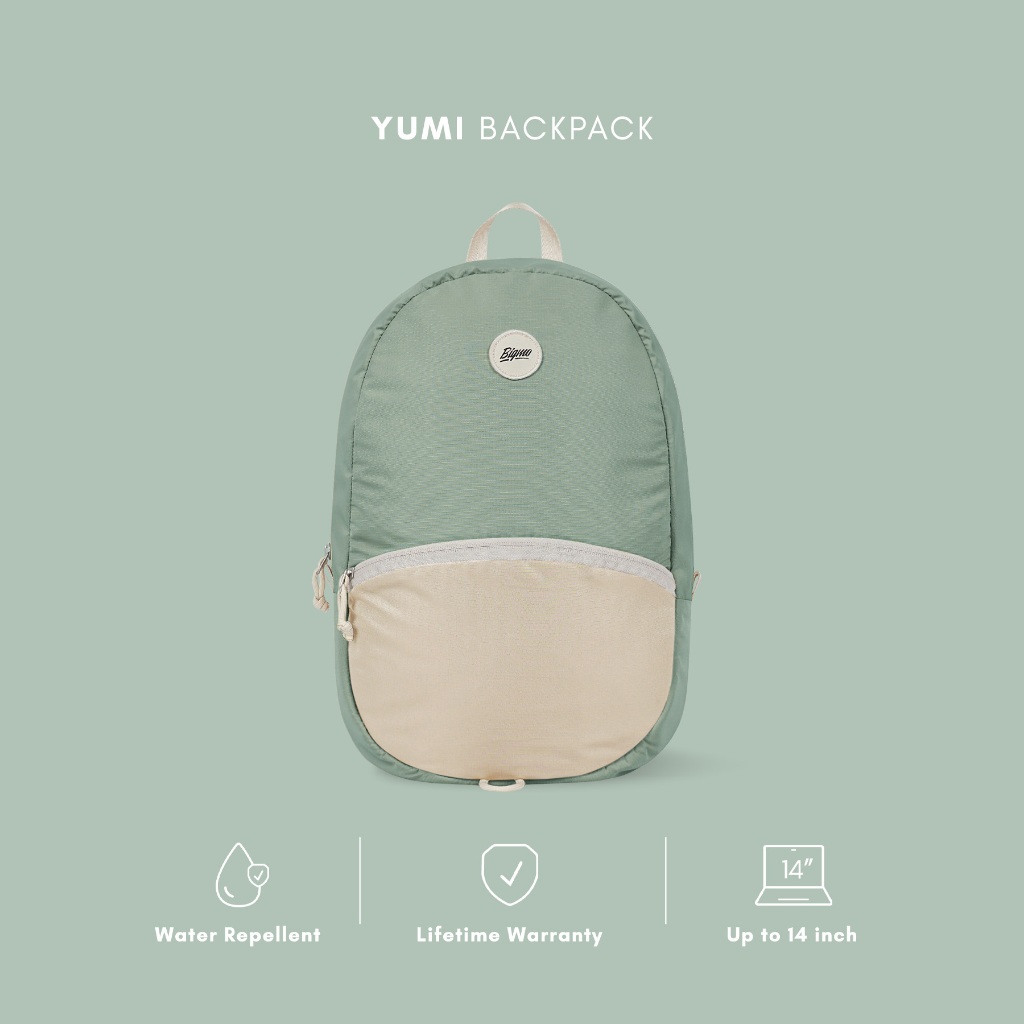 Jual Bigmo Tas Ransel Wanita Water Resistant Water Proof Yumi Pistachio ...