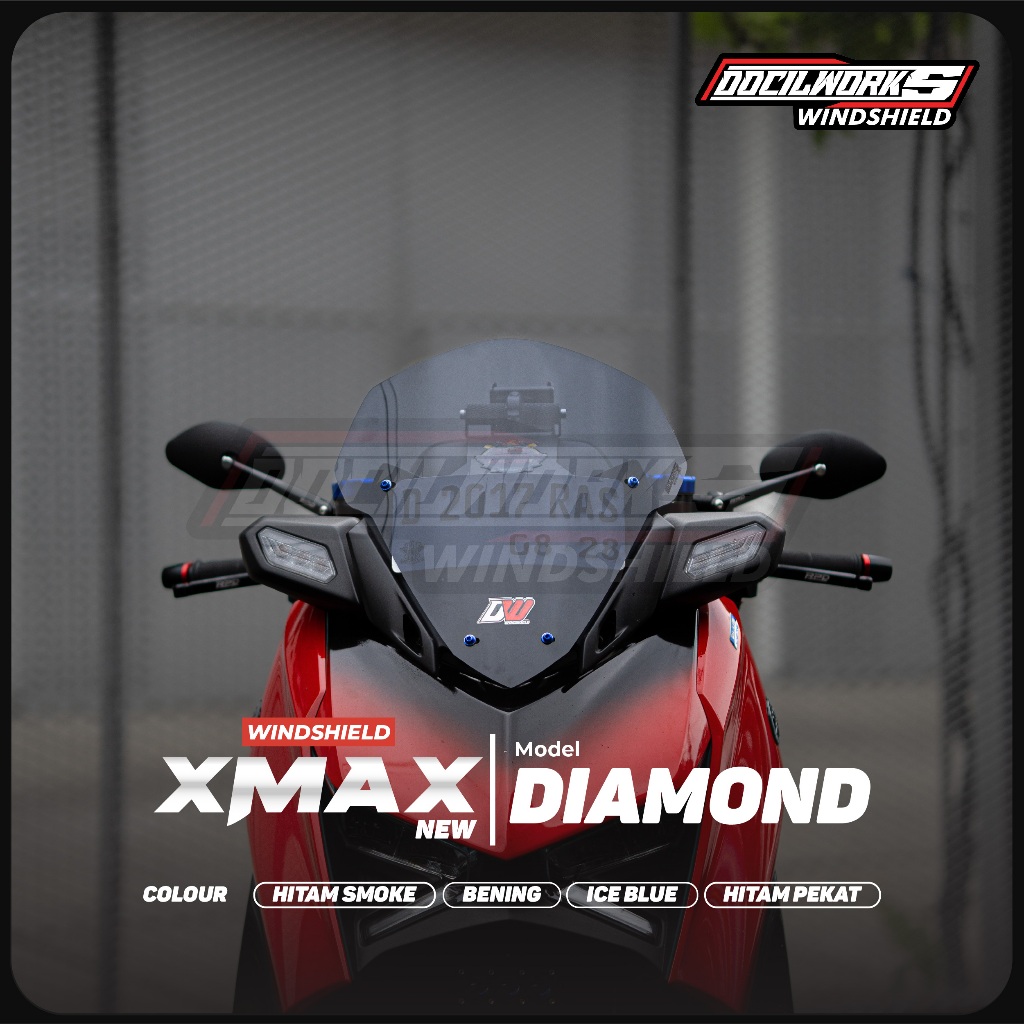 Jual Docilworks - Visor Windshield Diamond Xmax NEW & OLD | Shopee ...