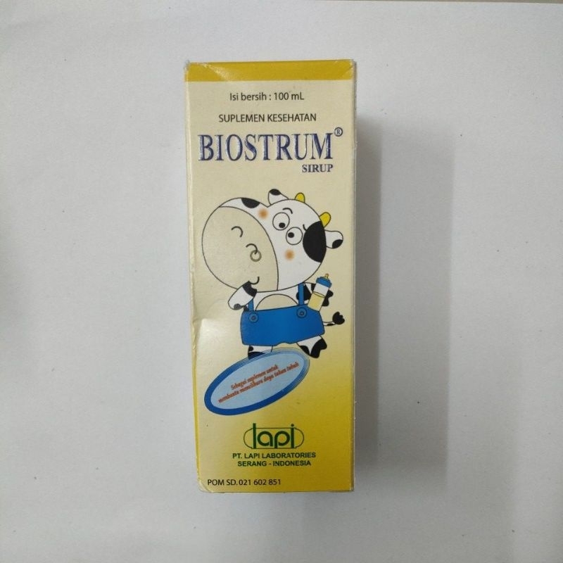 Jual Biostrum Sirup 100ml suplemen multivitamin anak-anak | Shopee ...