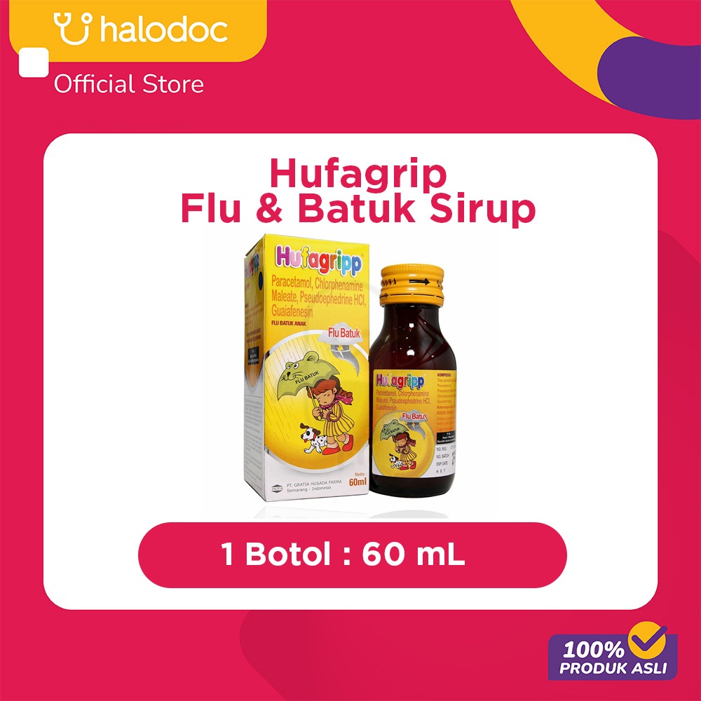 Jual Hufagrip Flu & Batuk Sirup 60 ml | Shopee Indonesia