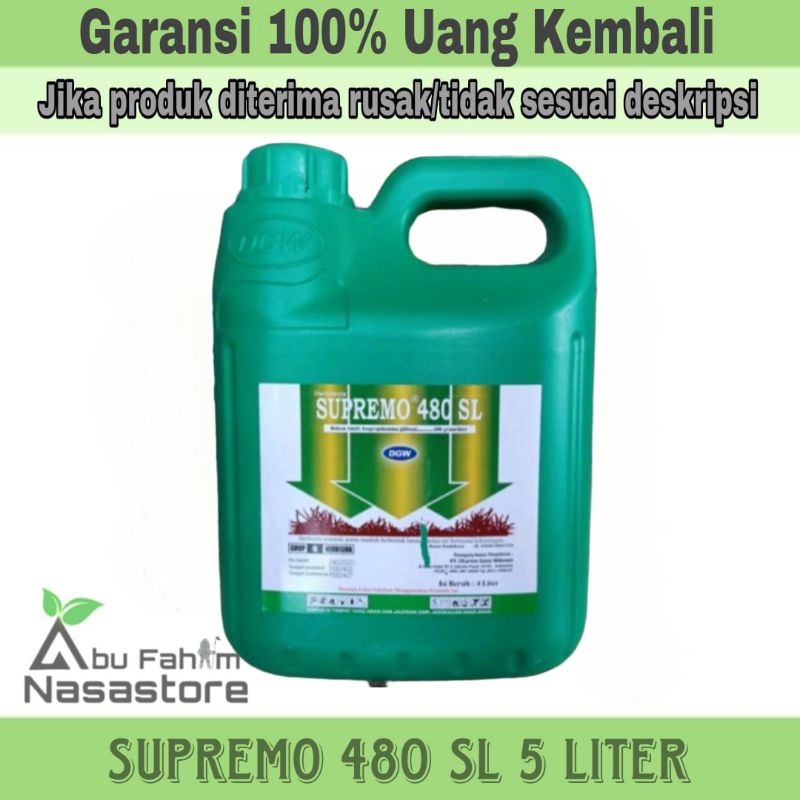 Jual HERBISIDA SISTEMIK SUPREMO 480 SL 4 LITER/HERBISIDA SISTEMIK | Shopee Indonesia