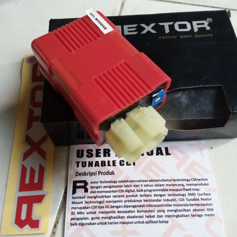 Jual cdi rextor suzuki shogun 125 karburator standar racing komplit ...