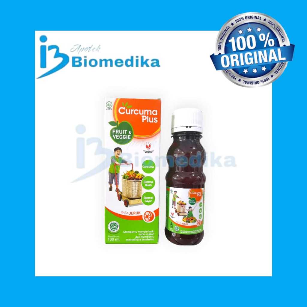 Jual Curcuma Plus Fruit & Vegie Multivitamin Ekstrak Buah dan Sayur ...