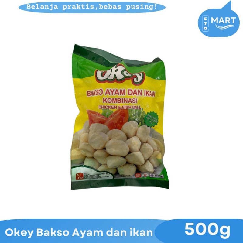 Jual Okey baso ayam dan ikan chicken and fish ball 500gr | Shopee Indonesia