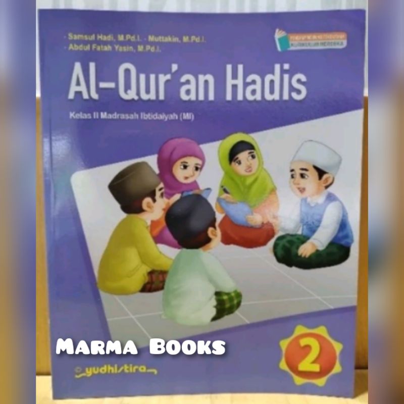 Jual Al Quran Hadis kelas 2 Mi Kurikulum Merdeka Yudistira / Al Quran Hadis Kelas 2 MI ...