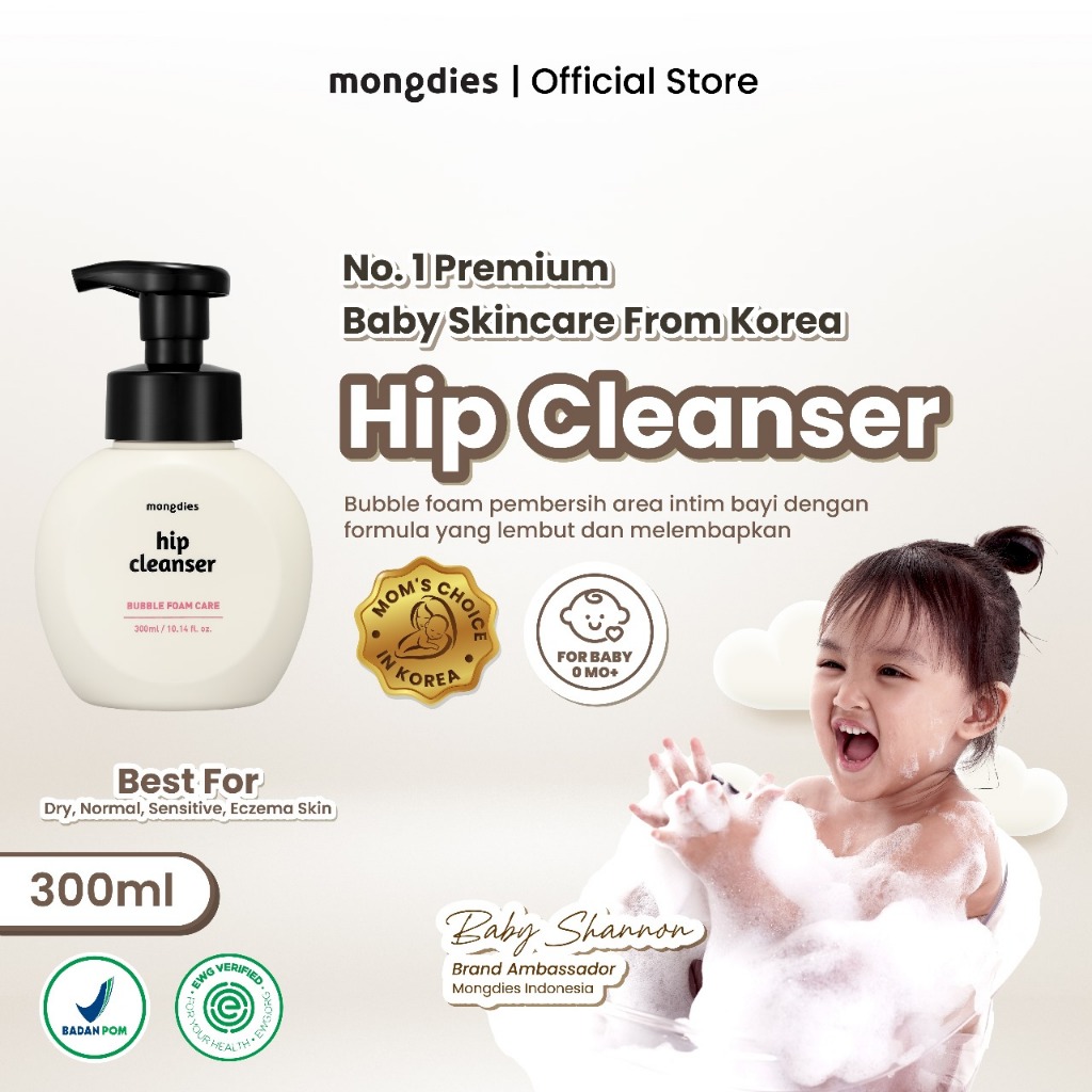 Jual MONGDIES EXCELLENT HIP CLEANSER 300ml - Sabun Untuk Area Intim Bayi | Shopee Indonesia