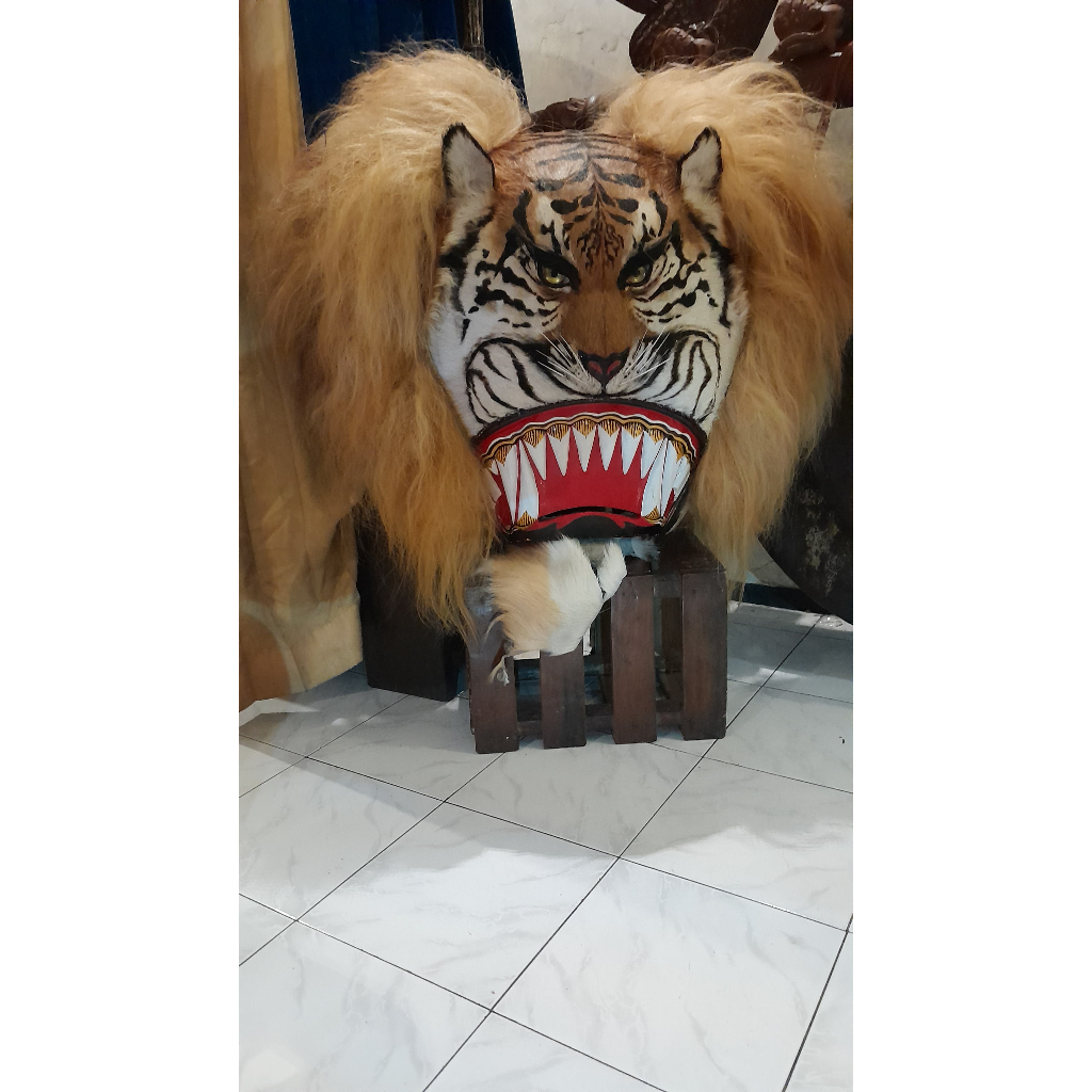 Jual KEPALA BARONGAN REOG - CEKATAKAN REYOG Request Ukuran Kualitas ...