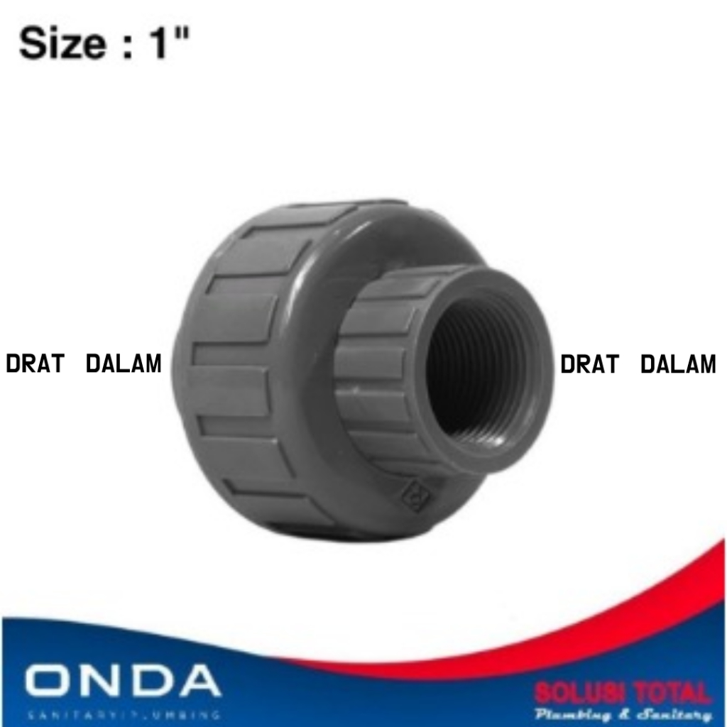 Jual Water Mur Moor Drat 1" Union Thread AW 1 Inch PVC Rucika | Shopee Indonesia