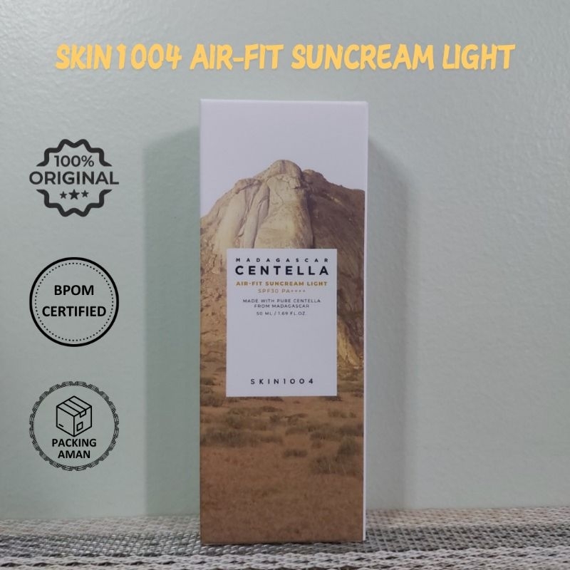 Jual SKIN1004 Madagascar Centella Air-Fit Suncream Light | Shopee Indonesia