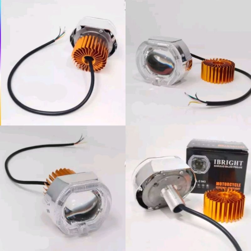 Jual BILED ALA ALA DAYMAKER 4,5 INCH GEN 3 LASER PROJIE RING SHROUD ...