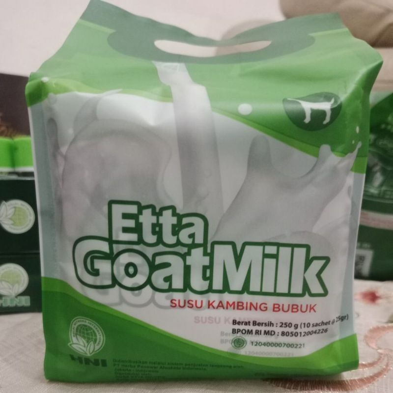 Jual Etta Goat Milk (EGM) Susu Kambing Etawa HNI HPAI isi 10 Sachet ...