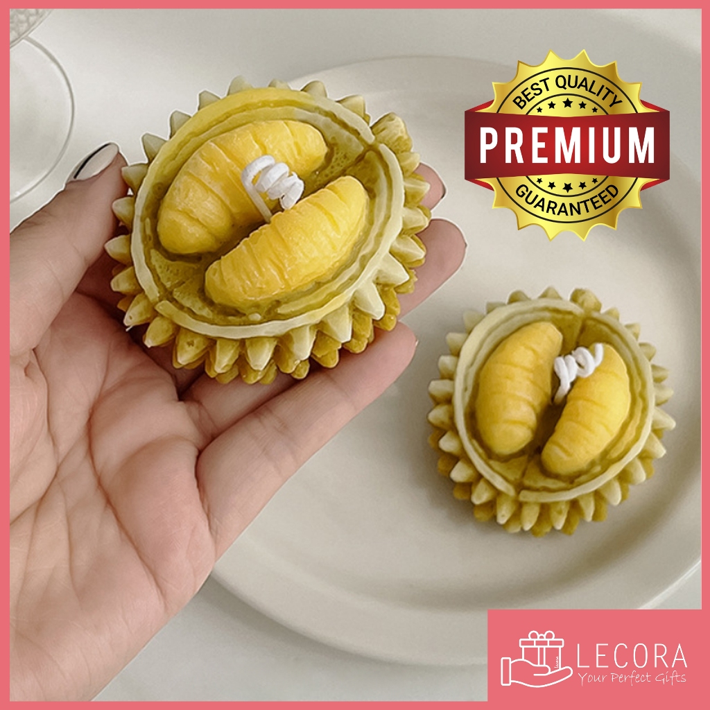 Jual LECORA AROMATHERAPY CANDLE Durian Edition Lilin Aromaterapi Aroma ...