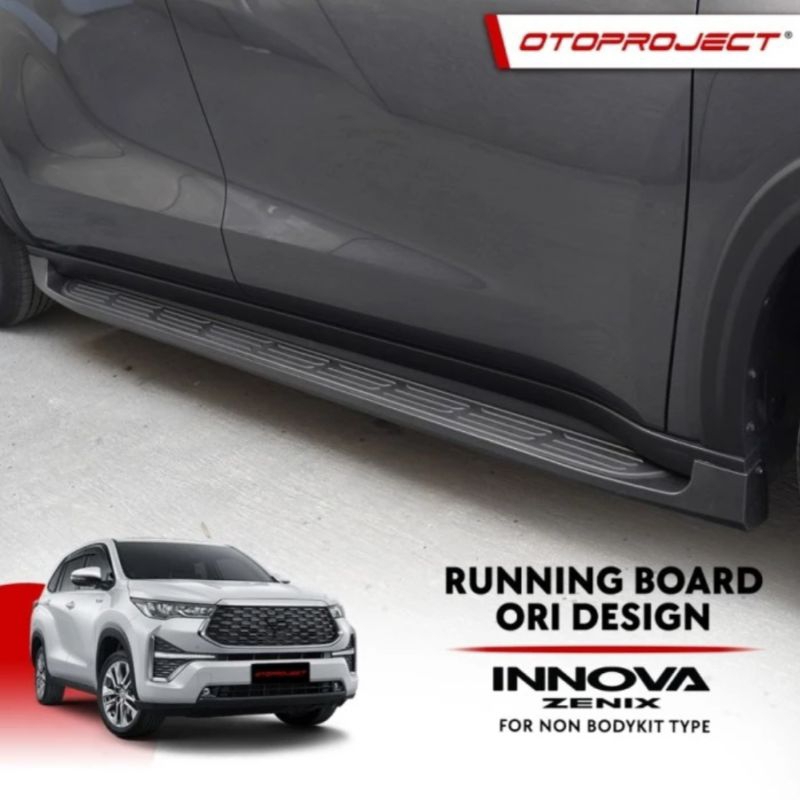 Jual Otoproject Running Board Innova Zenix Ori Design (Non Bodykit Type ...
