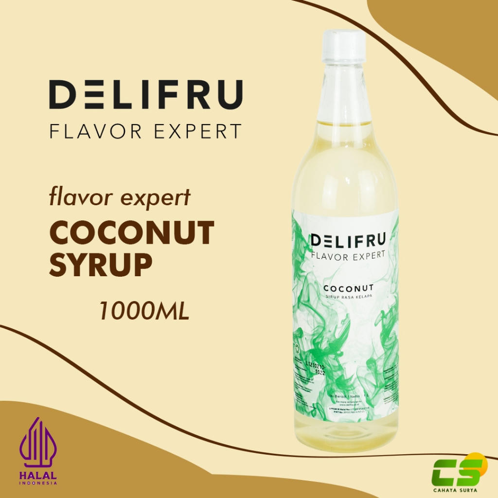 Jual Delifru Syrup/Sirup - Coconut Syrup 1000 ml | Shopee Indonesia