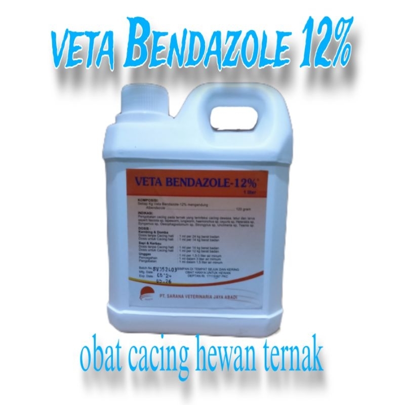 Jual Veta Bendazole 12% 1 Liter - Obat Cacing Kambing-obat cacing sapi ...