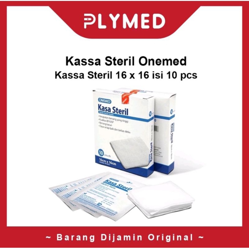 Jual Kassa Steril Onemed 16 x 16 Isi 10 Pcs Murah | Shopee Indonesia