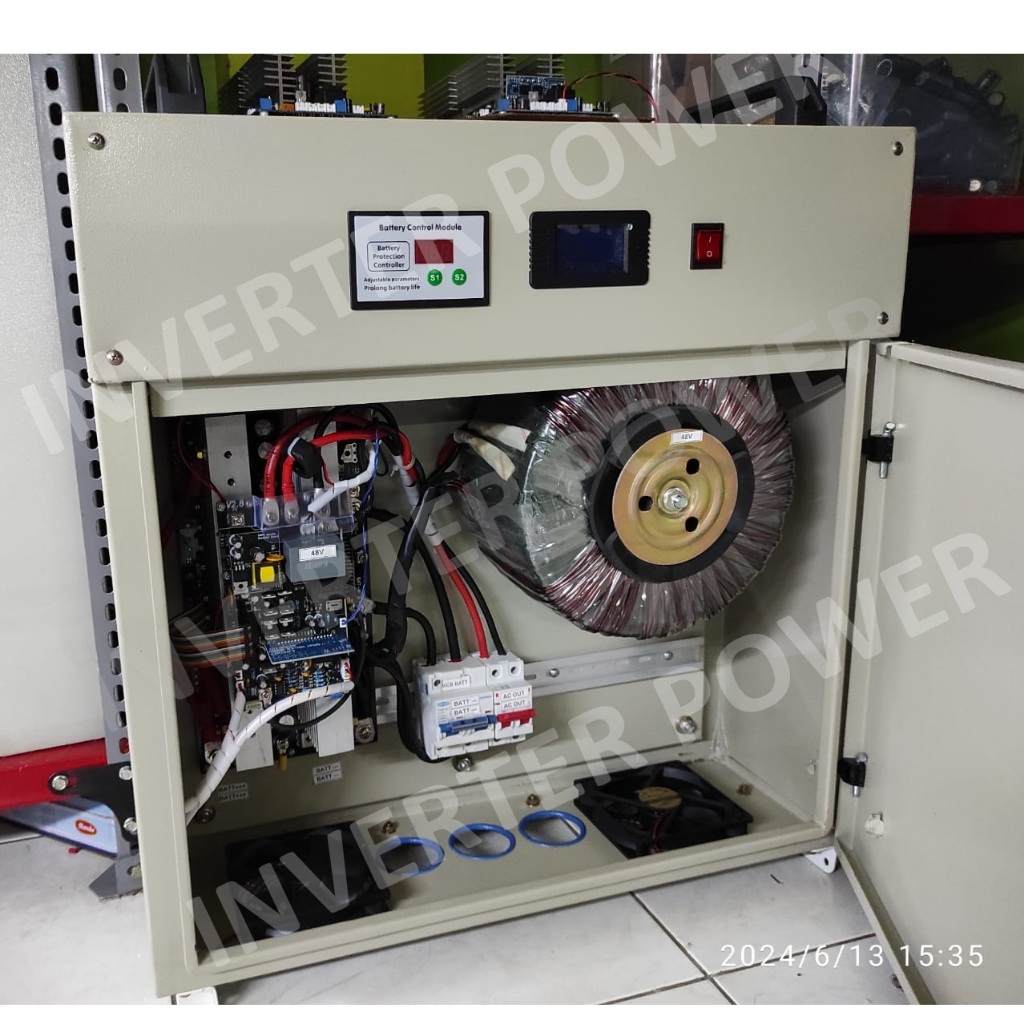 Jual Box panel inverter lengkap trafo 10000 W PSW 10000w low frequency ...