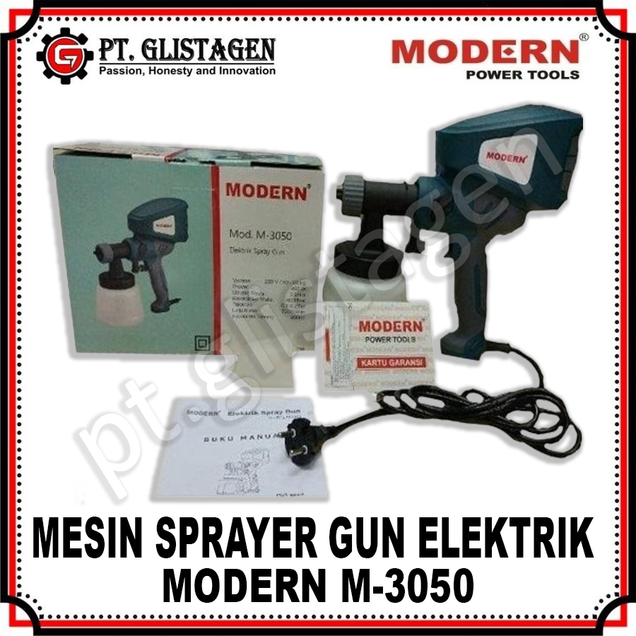 Jual MODERN M3050 Mesin Spray Gun Elektrik Alat Semprot Cat Elektrik Modern M-3050 | Shopee ...