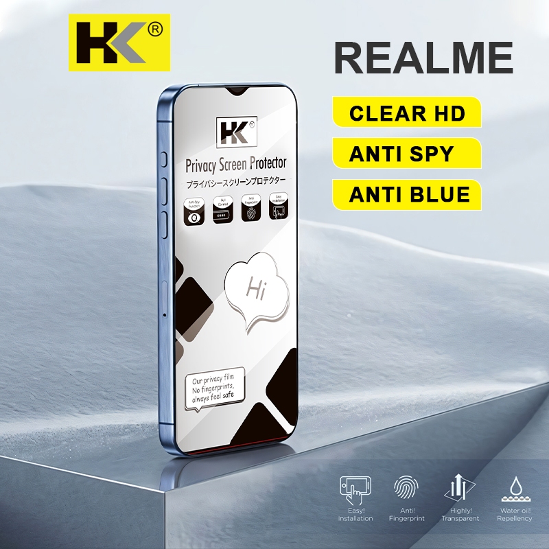 Jual HK REALME ANTI GORES ANTI BLUE CLEAR HD TEMPERED GLASS Realme C31 C33 C35 C51 C51S C53 C55 ...
