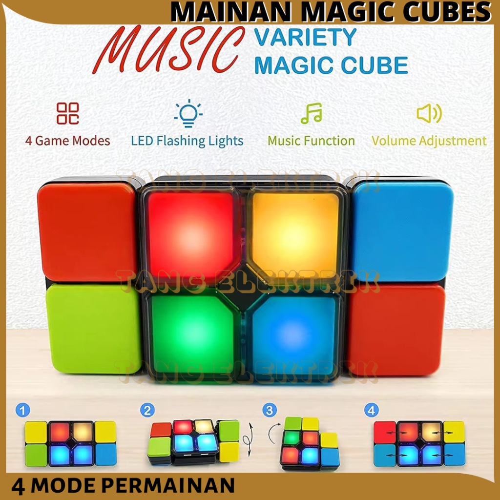 Jual Mainan Fidget Rubik Cube Puzzle Flip Slide Fidget Game Folding ...