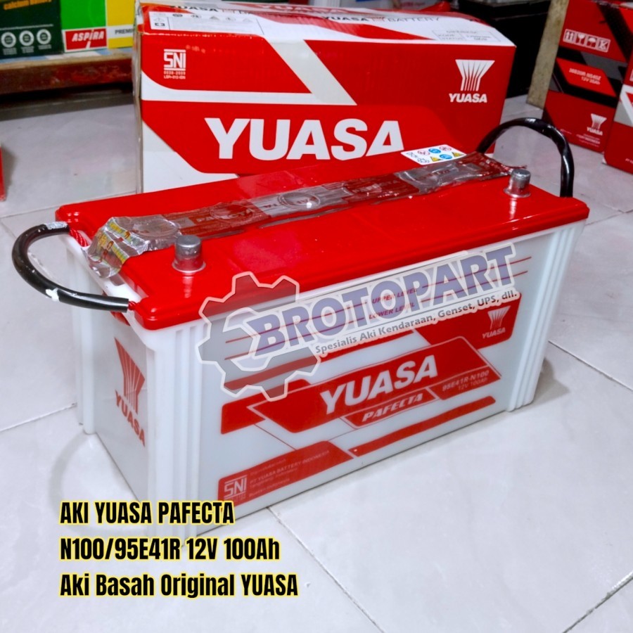 Jual Aki Mobil YUASA N100 95E41R PF 12v 100Ah Aki Basah Original YUASA | Shopee Indonesia