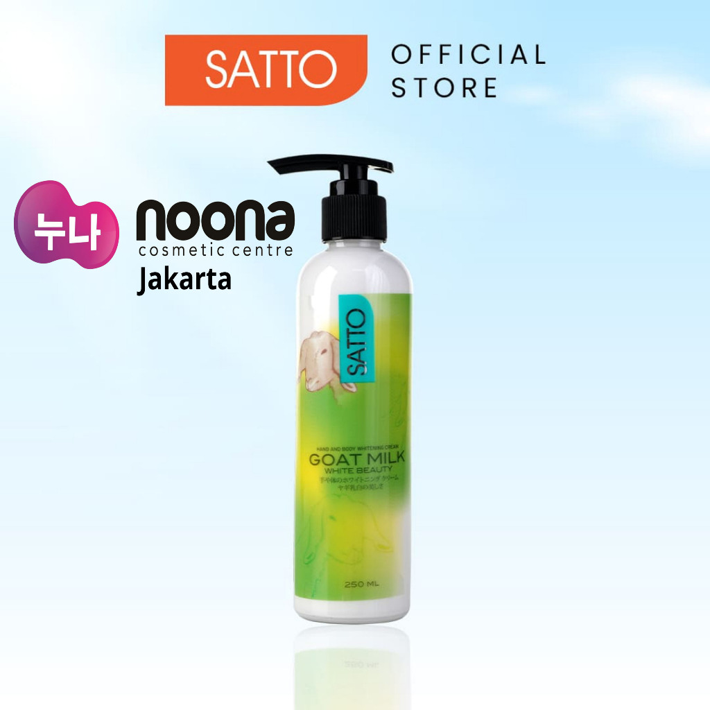 Jual SATTO HAND & BODY GOAT MILK WHITE BEAUTY 250 G | Shopee Indonesia