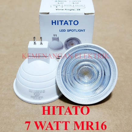 Jual HITATO LAMPU SOROT COB LED MR16 7W 220V / LED SPOTLIGHT MR16 TUSUK ...
