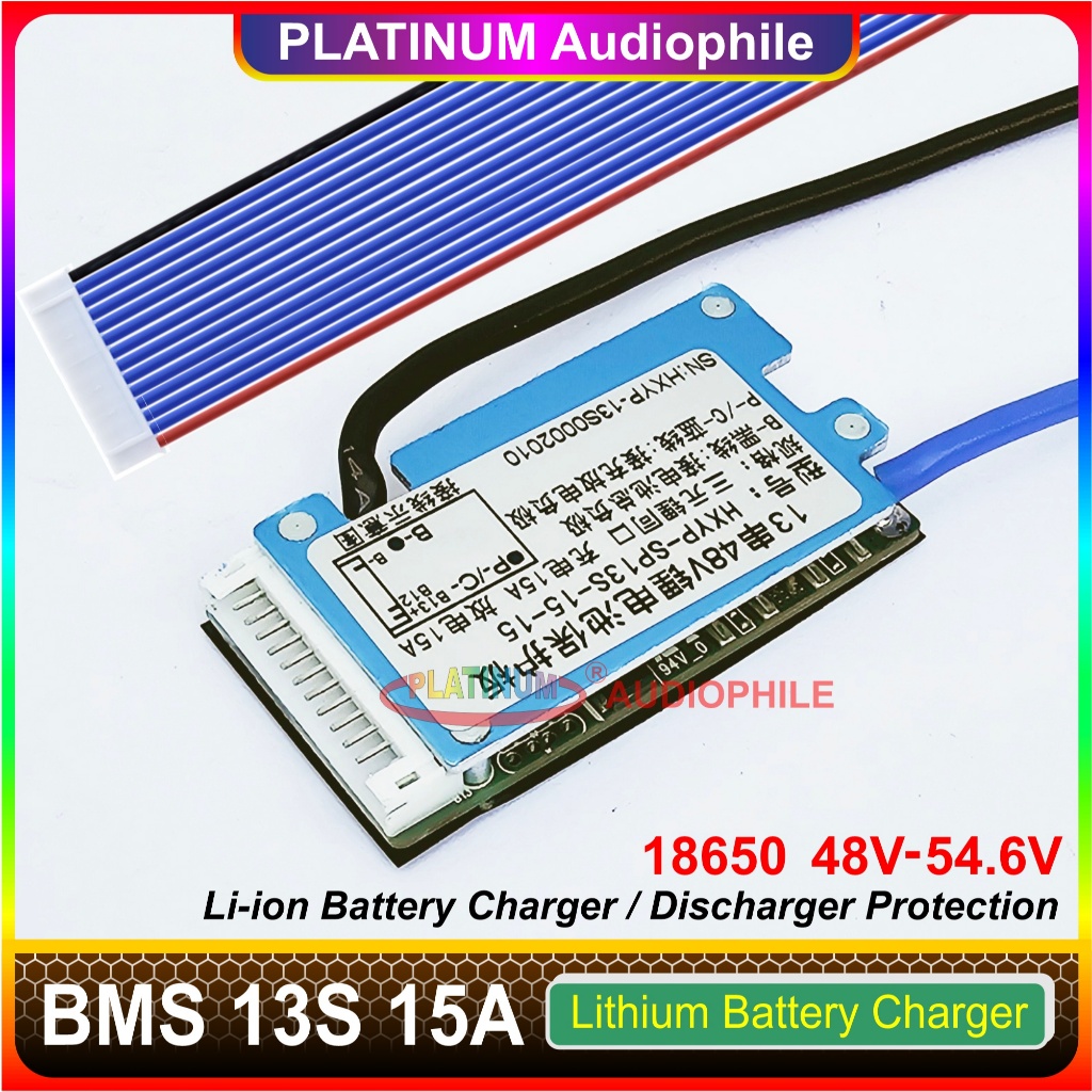 Jual BMS 13S 15A 18650 Lithium Li-ion Baterai Charger Discharger ...