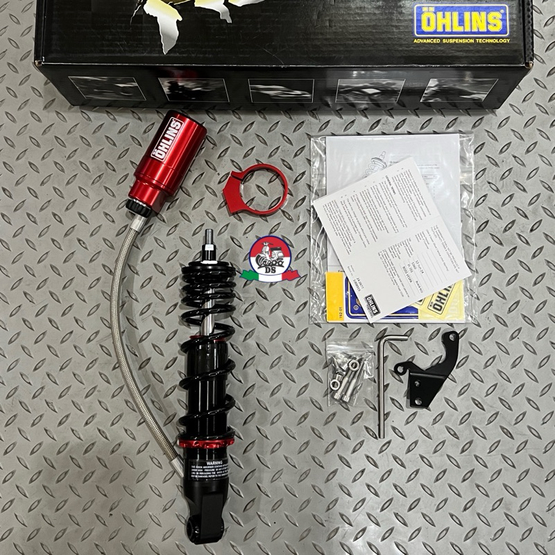 Jual Shock Tabung Pisah Ohlins PI 701 Black Red Vespa Sprint Primavera ...