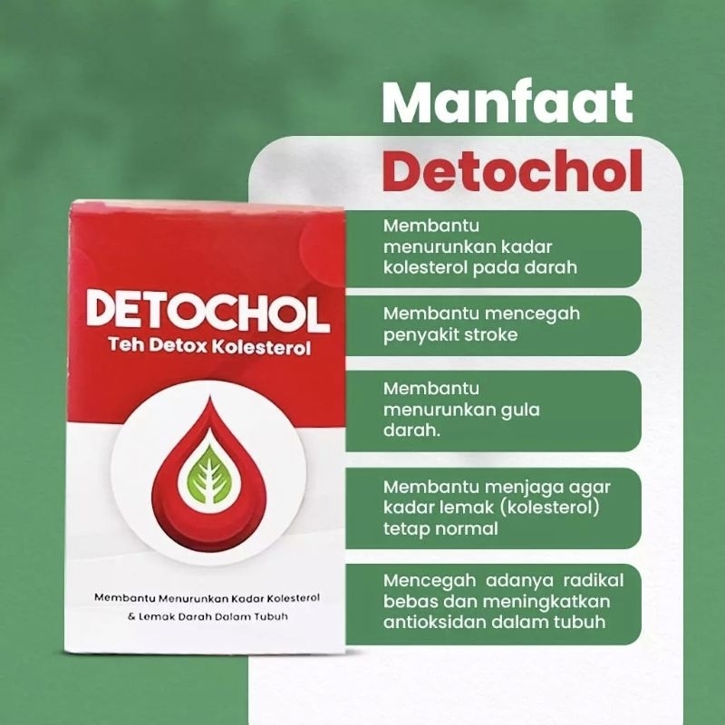 Jual Detochol Teh Detoks Menurunkan Kadar Kolesterol Gula Darah Alami ...