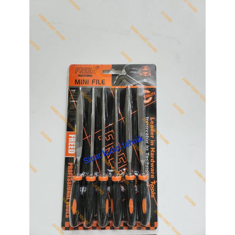 Jual Kikir Set FREED 6 pcs / Kikir Besi GG Karet Set 6 Pcs Alat Kikir ...