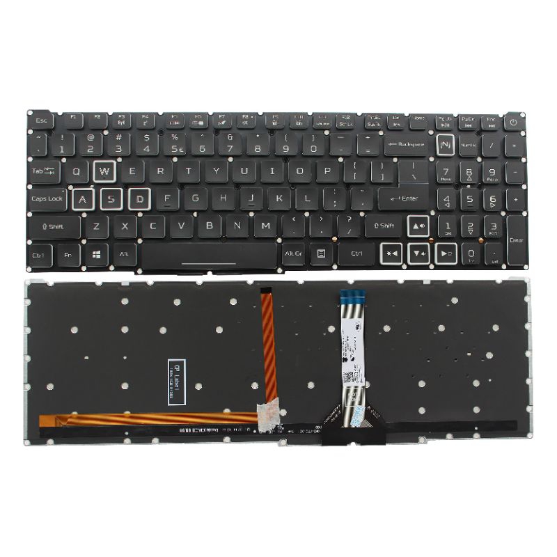 Jual Keyboard Acer Nitro 5 AN515 AN515-57 AN515-56 Black RGB Backlight ...