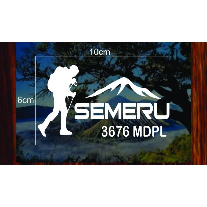 Jual sticker custom STICKER PENDAKI bisa custom nama gunung | Shopee ...