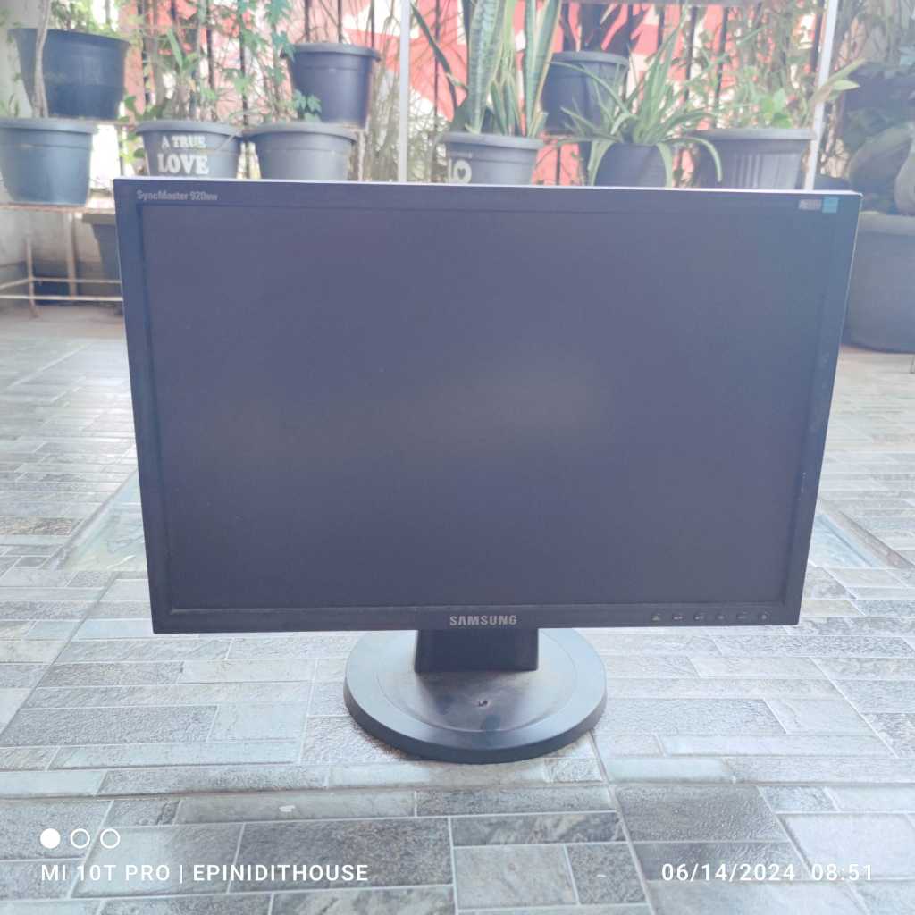 Jual Monitor Samsung 19 inch Bekas 920nw VGA Layar Wide LCD LED Free ...