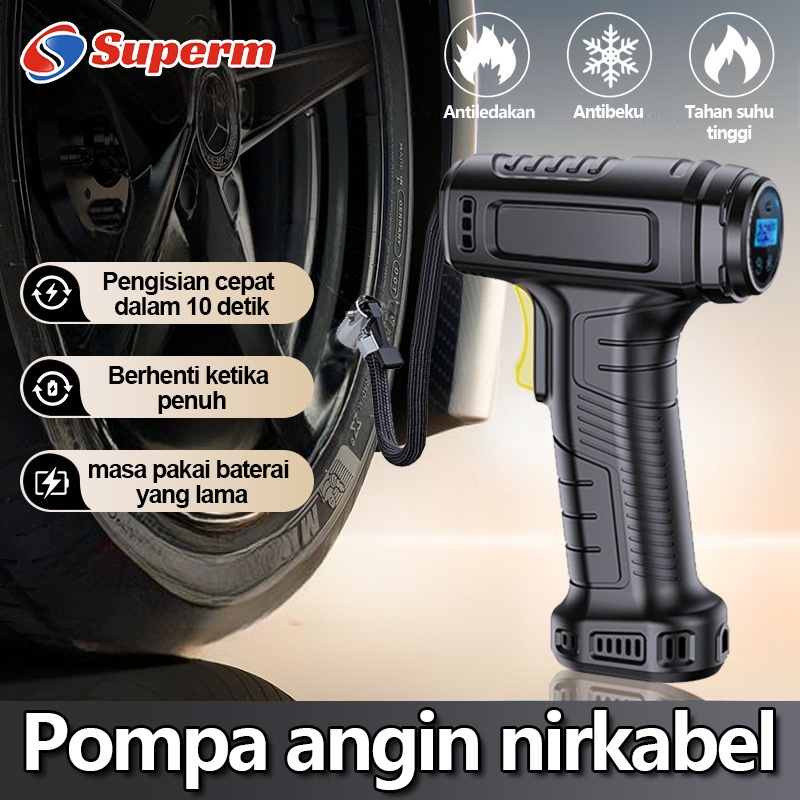 Jual Pompa Ban Mobil Truk Motor Elektrik Cek Tekanan Angin Digital ...