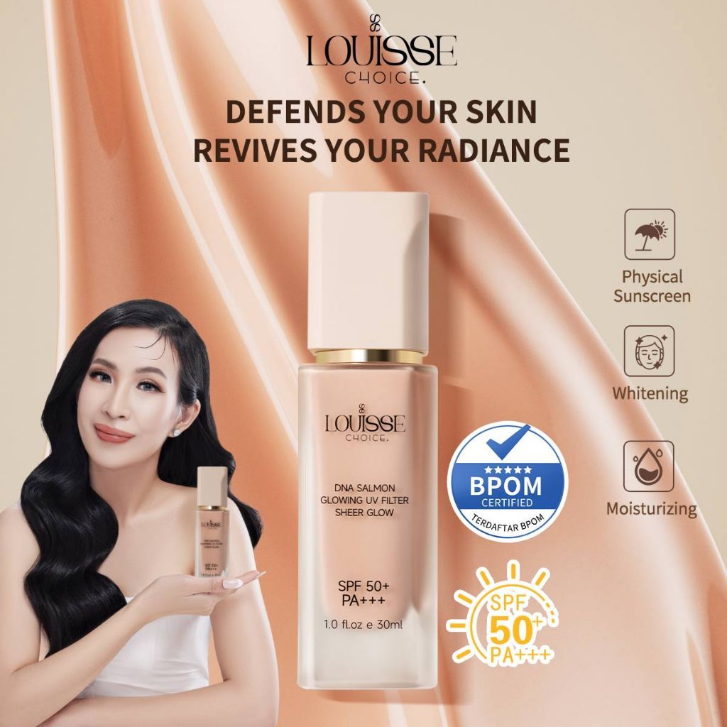 Jual Louisse Flawless Sunscreen Cushion 30 SPF PA+++ With Niacinamide ...