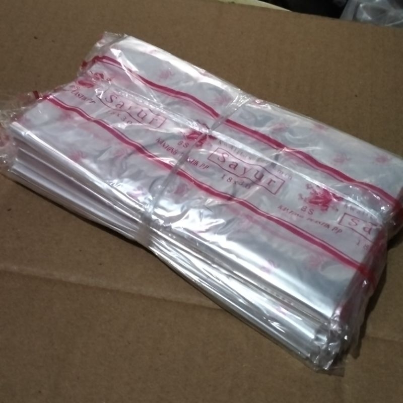 Jual PLASTIK PP BENING TIPIS/PLASTIK SAYUR MENTAH/sayur naga/PLASTIK RENGGEK /PLASTIK PEDAGANG ...