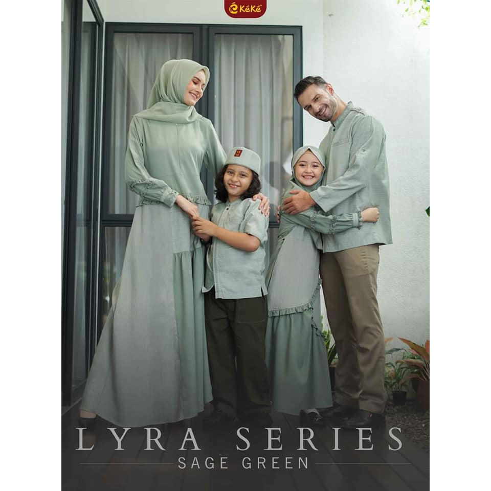 Jual Sarimbit Keke Lyra Series Sage Green | Shopee Indonesia