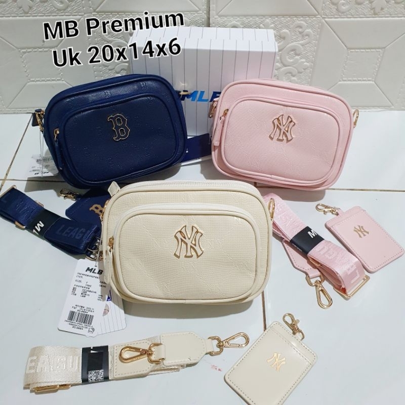 Jual Tas mlb Jastip Premium import / Tas wanita mlb Korea Free Box ...