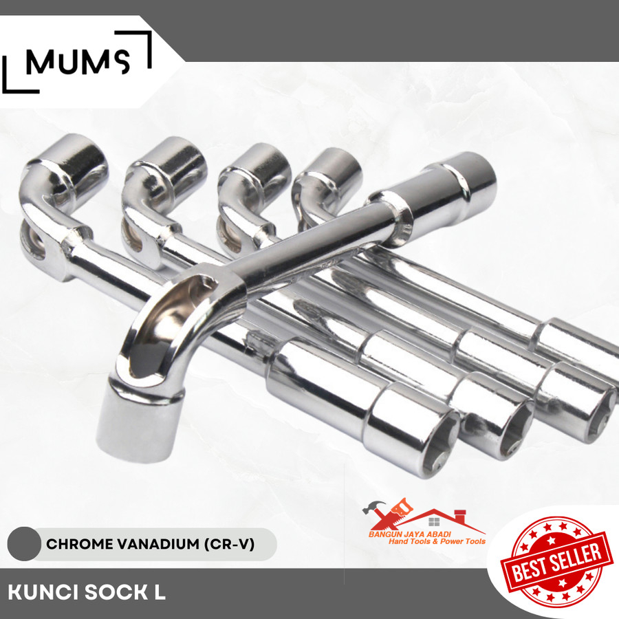 Jual Kunci Sock L Double Sok Key 2 Way Allen Shock Kunci Socked Shocked Wrench 8 10 12 13 14 17 ...