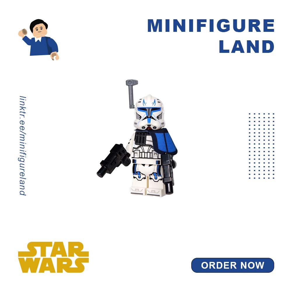 Jual Lego Star Wars - Clone Trooper Captain Rex, 501st Legion (Phase 2 ...