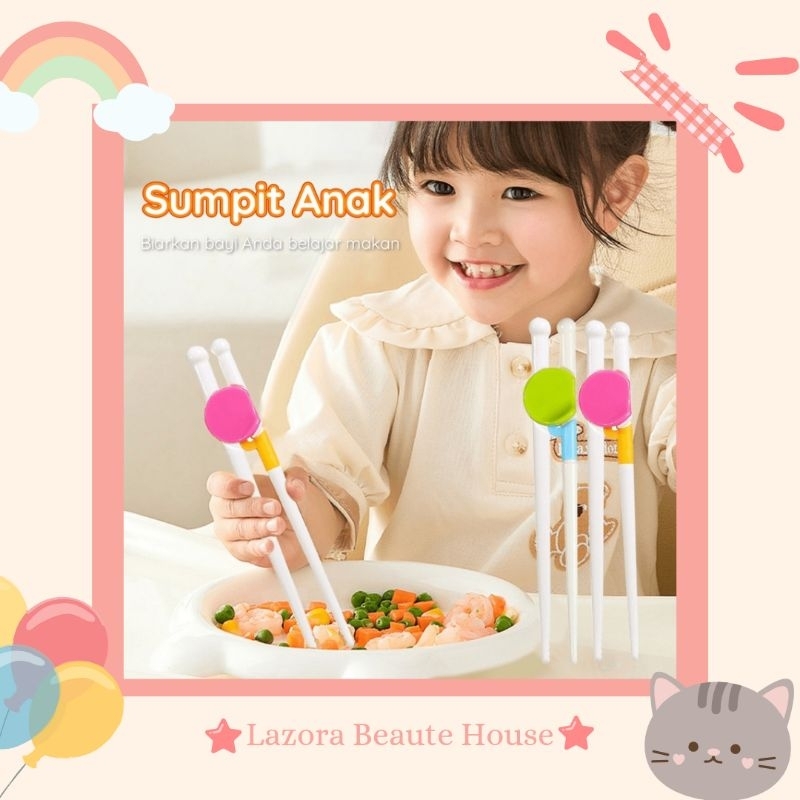 Jual SUMPIT ANAK BELAJAR LATIHAN MAKAN TRAINING CHOPSTICK SUMPIT BAYI ...