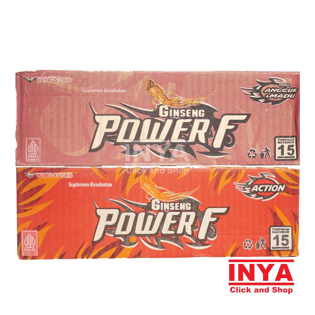 Jual Ginseng Power-F 24x180ml - Minuman Suplemen - Soft drink | Shopee ...