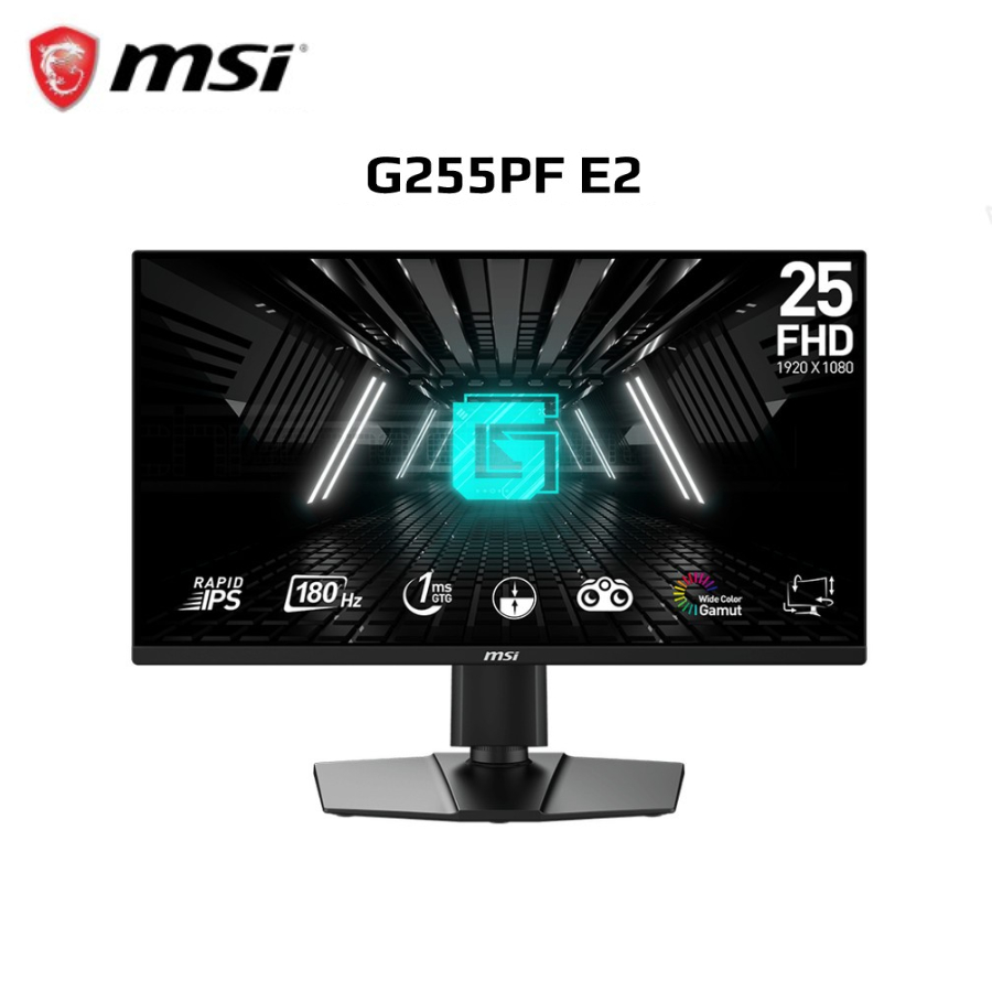 Jual MSI G255PF E2 25 Inch Gaming Monitor - FHD Rapid IPS 180Hz 1ms Ergonomic | Shopee Indonesia