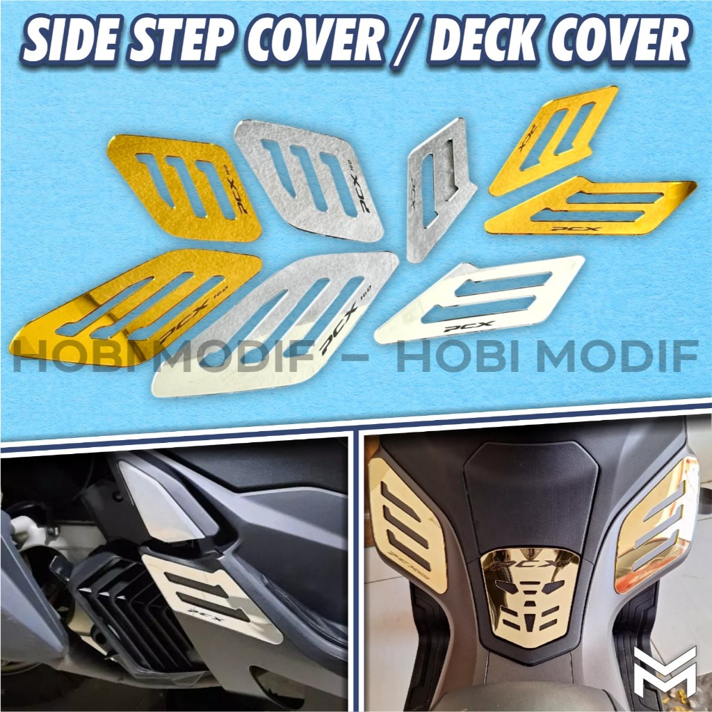 Jual GARNISH COVER DECK STEP PROTECTOR PCX 160 COVER PELINDUNG DECK PCX ...