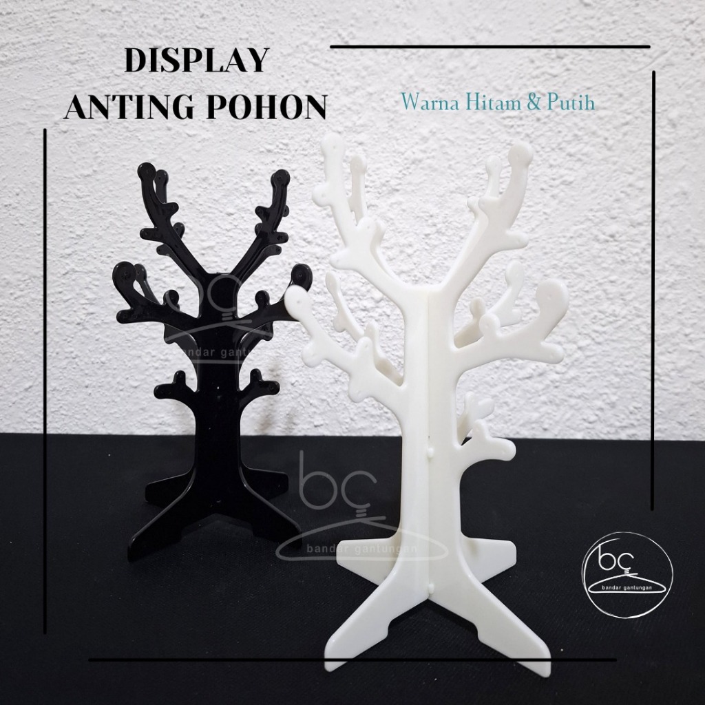 Jual Display Akrilik Anting Pohon/Display Aksesoris/Display Pajangan ...