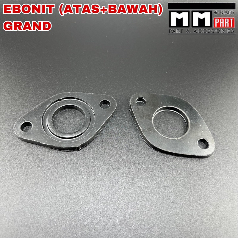 Jual EBONIT GRAND (A+B) - Bonit Karburator GRAND (set atas - bawah) - Ebonit Fiber Karbu Manipul ...
