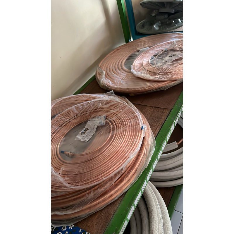 Jual Pipa tembaga AC 1/4,3/8,5/8,1/2 ( jual permeter ) | Shopee Indonesia